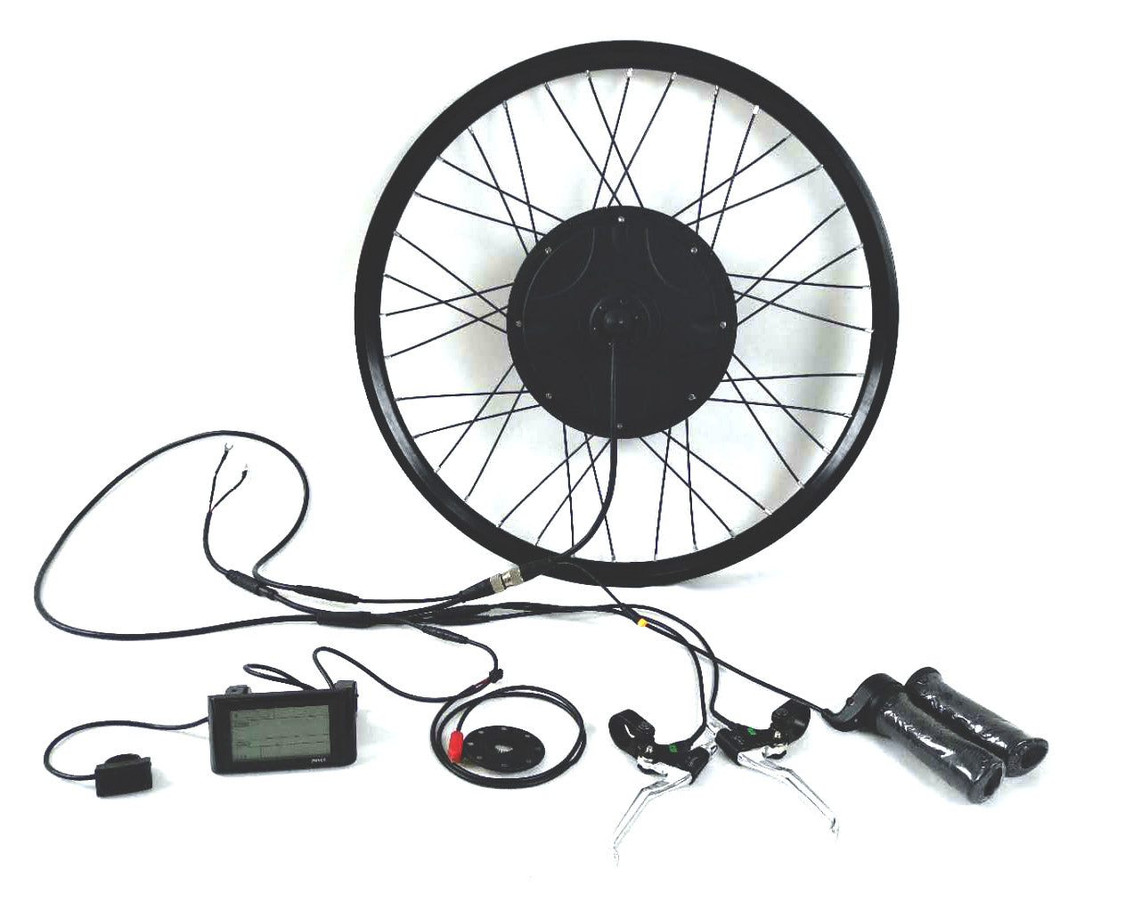 Wasserdichter 1200-W-E-Bike-Umbausatz mit integriertem Hinterrad ...