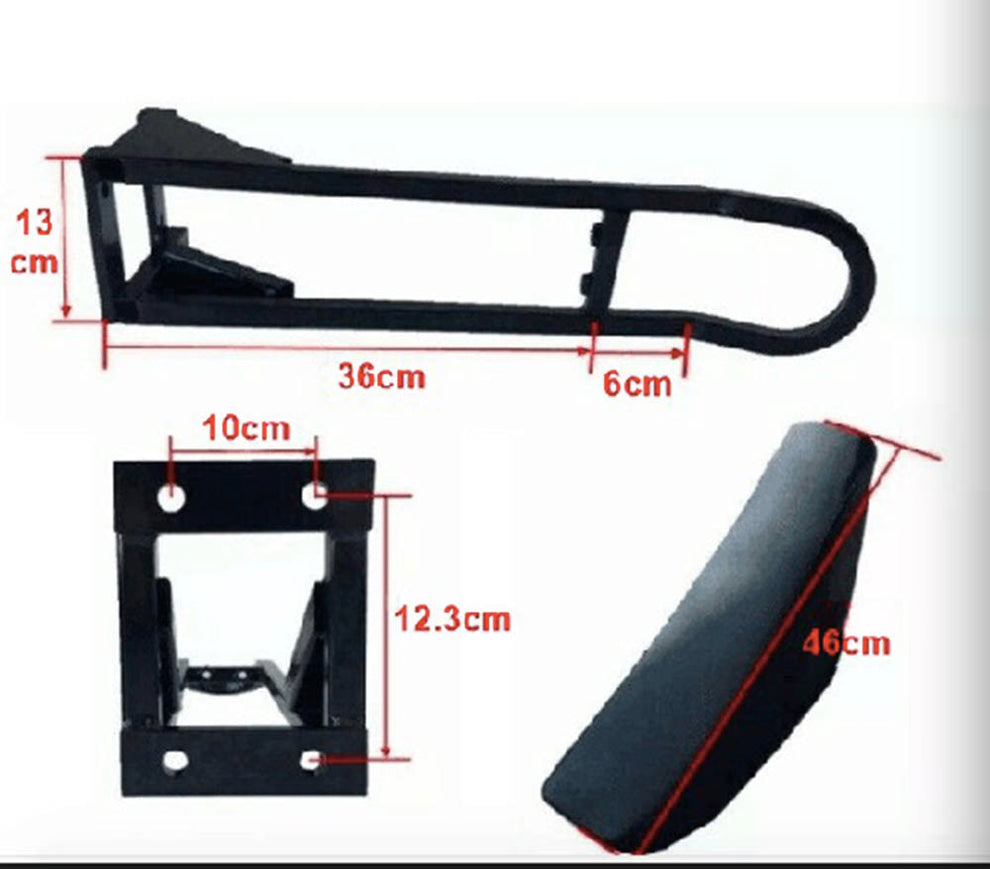 Motorcycle Style Seat for Stealth Bomber Electric Mountain Bike ...